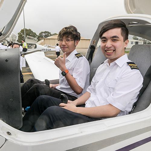 Aviation Students Get a Taste of Flying in First Year at University of ...