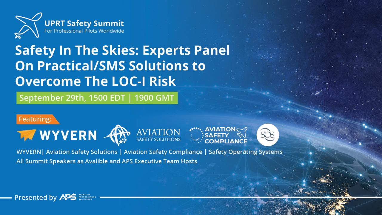 Advanced Flight Training Organisation, APS, to Hold a Live Global UPRT ...