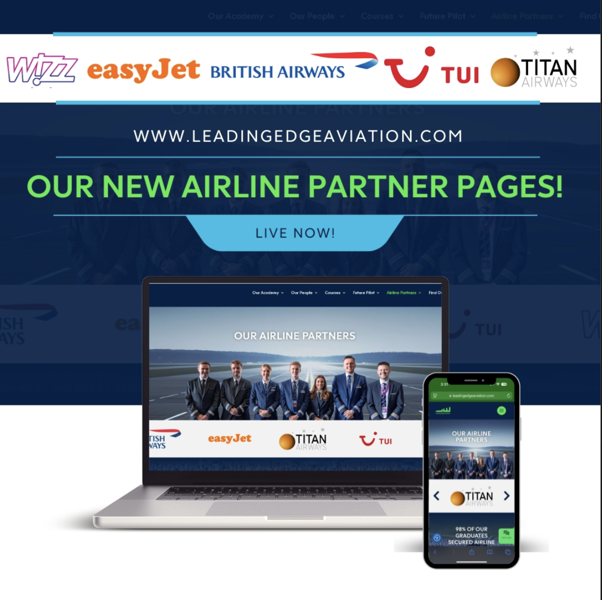 Flight Training Group Leading Edge Aviation Launches Career-Focused ...