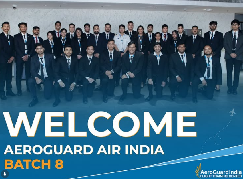 AeroGuard Flight Training Center Welcomes 8th Air India Cadet Pilot ...